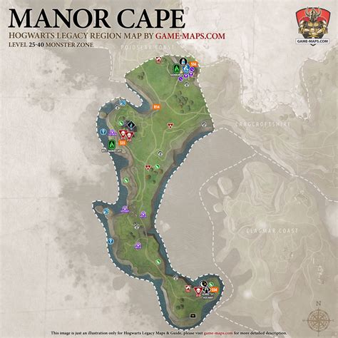 Hogwarts Legacy World Map