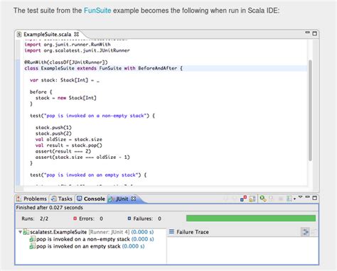 Scala How To Add Junit To My Eclipse And How To Run It Stack Overflow