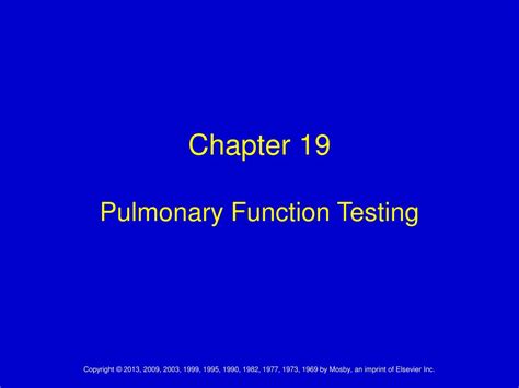 PPT Chapter Pulmonary Function Testing PowerPoint Presentation Free Download ID