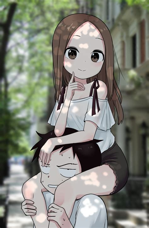 Takagi San And Nishikata Karakai Jouzu No Takagi San Drawn By