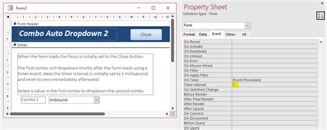 combobox dropdown