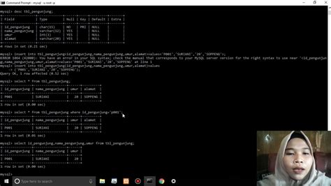 Part 3 4 5 Membuat Database Di Mysql Server Melalui Cmd Youtube
