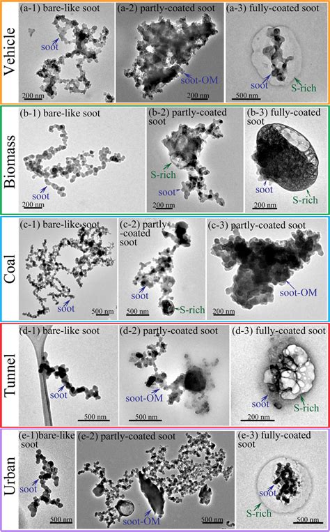 Morphology And Mixing State Of Individual Soot Particles Emitted From Download Scientific