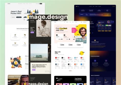 create a professional landing page ui ux design by adinahmad fiverr