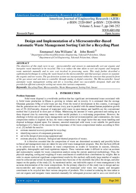 Pdf Design And Implementation Of A Microcontroller Based Automatic