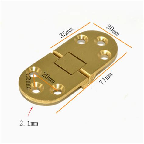 1 Piece Of 180 Degree Copper Hinge 70 30mm Flip Concealed Round Table Hinge Folding Table