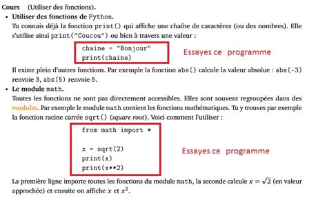 Technologie Au Collège Croix Maître Renault Initiation à La Programmation Python