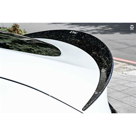Twl台灣碳纖 特斯拉 Model Y 鍛造尾翼 高密合度 碳纖維 尾翼 空力套件 蝦皮購物