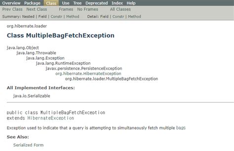 Jpa Multiplebagfetchexception Hibernate