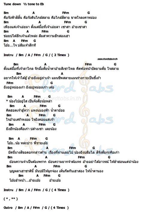 ยังคือเก่าคอร์ด คอร์ด ยังคือเก่า หนุ่ม มีซอ