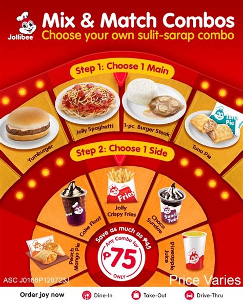 Sulit Sarap With The New Jollibee Mix Match Combos Good News Manila