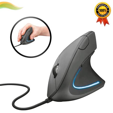Mouse Vertical Ergonomico Luz Led Rgb 6 Botoes Shopee Brasil