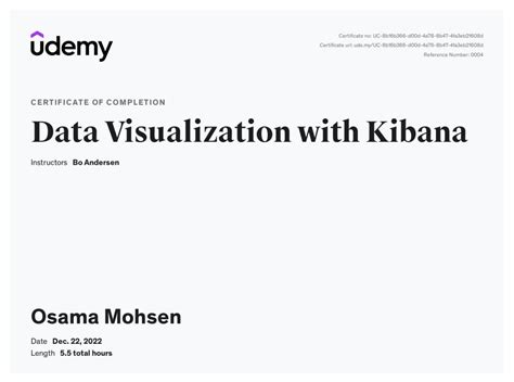 Osama Mohsen On Linkedin Udemy Course Completion Certificate