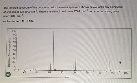 Answered The Infrared Spectrum Of The Compound… Bartleby