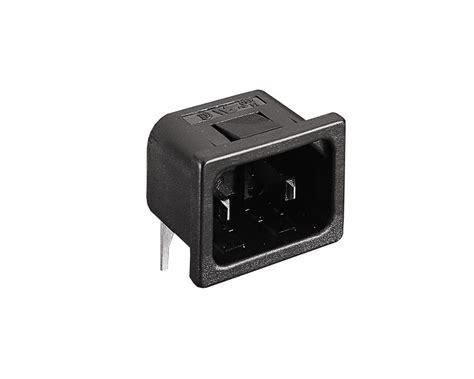 Pin Snap Fit IEC Panel Mount Inlet C PX Series