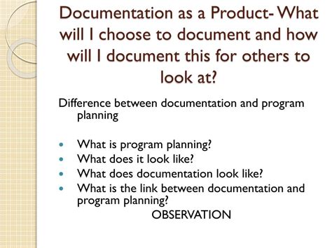 Ppt Pedagogical Documentation Powerpoint Presentation Free Download
