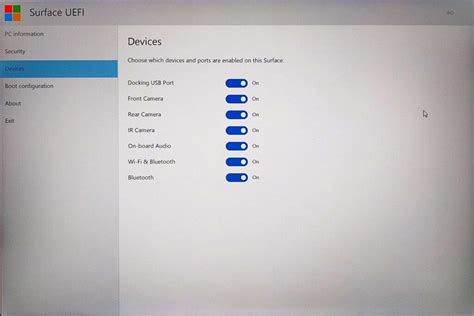 Configuring Surface Book Uefi Bios Settings Detailed Instructions