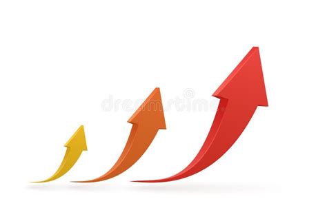 3d Arrows Moving Up Trading Flexible Infographics Of Financial Results