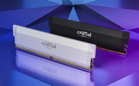 Crucial Stellt Ddr5 Pro Overclocking Oc Ddr5 6400 Ram In Schwarz Und