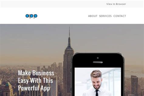 App Responsive Email Template Responsive Email Template Responsive Email Email Templates