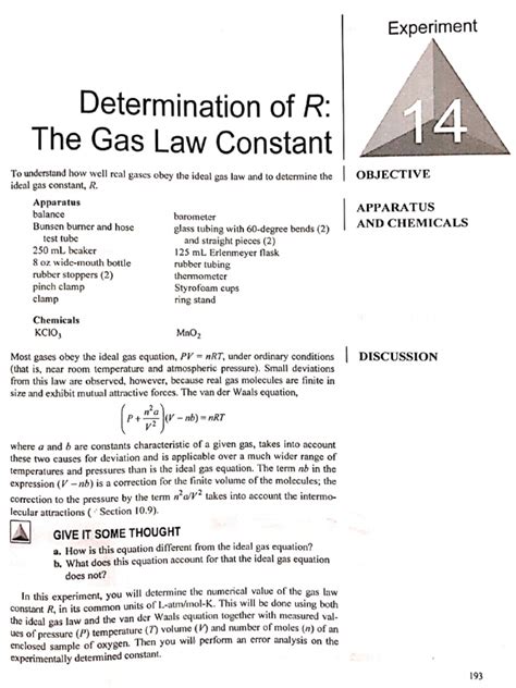 Exp 14 Procedure Prelab Reportsheet Pdf