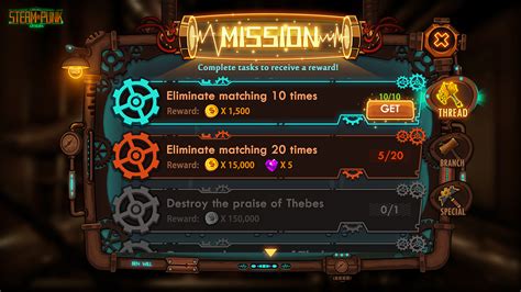Concept Game Ui Design Steampunk Origin Behance