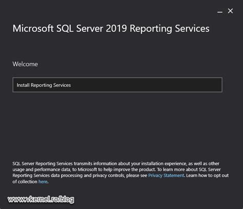 Install And Configure SQL Server Reporting Services SSRS