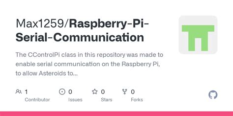 Github Max1259raspberry Pi Serial Communication The Ccontrolpi