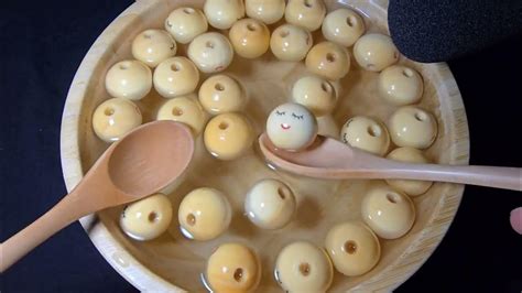 Asmr 눈감고 도도독 나무 스프 😌😌 Youtube