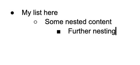 Commandbackspace In A List Should Stop At The Bullet Feature