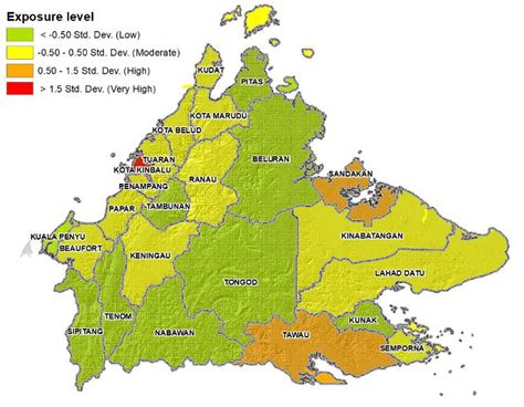 Exposure Vulnerability Index Map Generated Using Arcgis Software Download Scientific Diagram