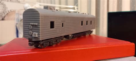 Free Stl File Model Of Soviet Refrigerating Train Diesel Electric Station Car In 1 87 Scale H0