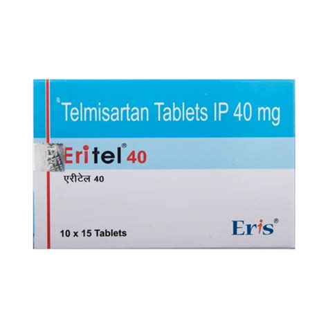Mg Eritel Telmisartan Tablet At Stripe Patparganj Industrial Area New Delhi ID