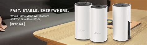 Tp Link Deco M Whole Home Mesh Wi Fi System Seamless Roaming And Speedy Ac Work With