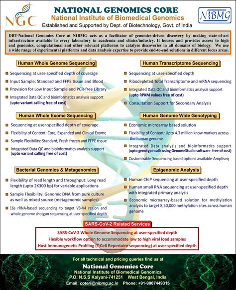 national genomics core nibmg on linkedin ngs microarray microbiome