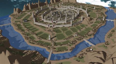 로판 이세계 판타지 스타일 폐허 And 깔끔 마을 웹툰 스케치업 배경 세트 픽셀플러스