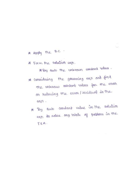 Finite Element Analysis Unit 1 PDF