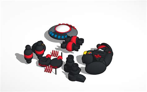 3d Design Captain X Put Together Tinkercad