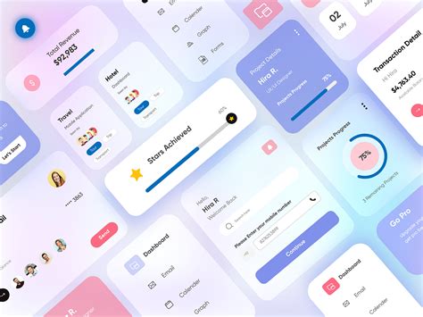 Ui Elementscomponents Uxui Design By Hira Riaz🔥 On Dribbble