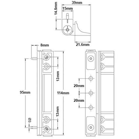 TSS UPVC Butt Hinge Mm Locks Hardware Direct