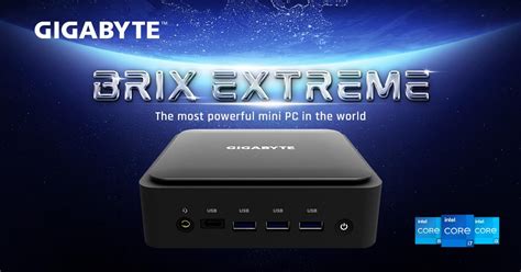 技嘉推出第12 代 Intel® Core™ 處理器 Brix Extreme 超微型電腦 最新消息 Gigabyte 技嘉科技