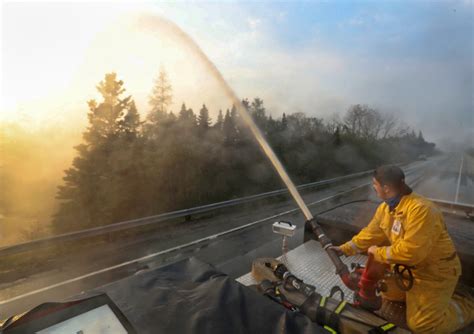 Wildfires Prompt Hazy Skies Air Quality Warnings In