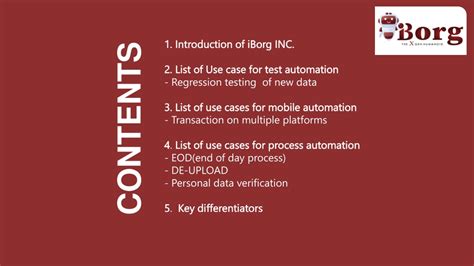 ppt iborg automation tool powerpoint presentation free download id