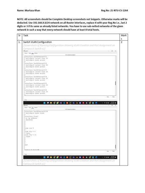 Activity 6 1264 Pdf Router Computing Computer Network