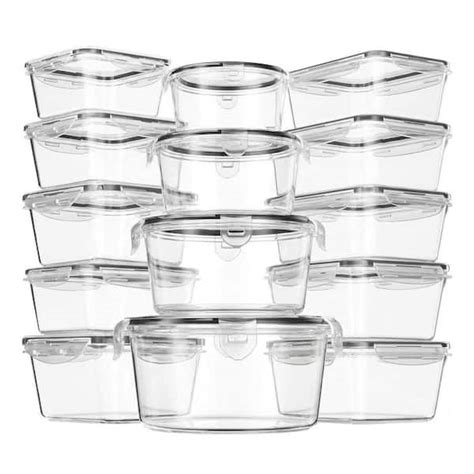 Laifucam 14 Set Airtight Leak Proof Bpa Free Food Storage Containers