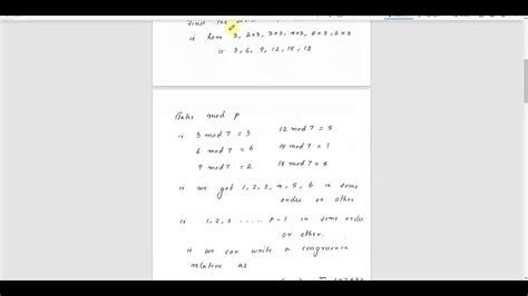 Fermats Theorem Proof Ktu Cst332 Foundations Of Security In Computing S6cs Youtube