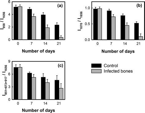 Mineral To Matrix Ratio MMR Of Control And Infected Bone Samples Download Scientific Diagram