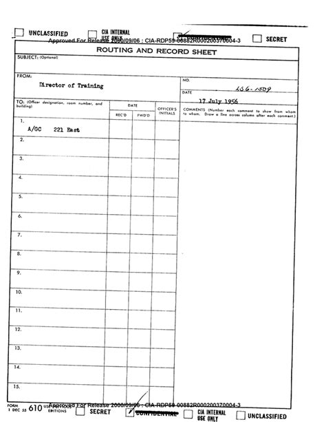 Routing And Record Sheet Documentcloud Routing And Record Sheet Documentcloud