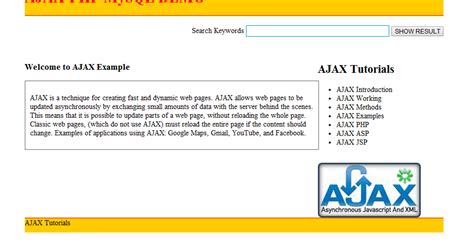 Easy Making Webapps Source Code Ajax With Php Mysql Example Source Code