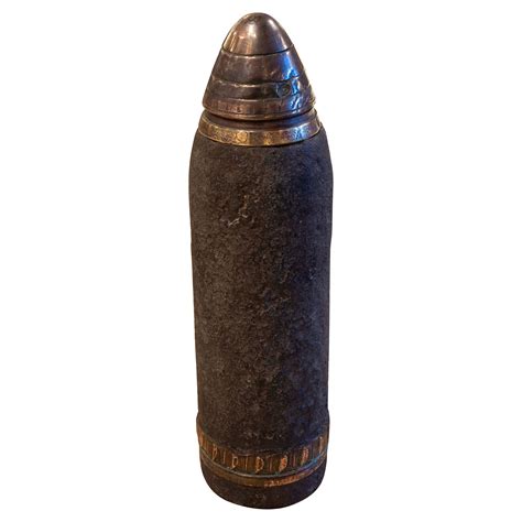 Sculpture Of Bullet Projectile With Cover On Top For Sale At 1stdibs Sculpture Of Bullet Projectile With Cover On Top For Sale At 1stdibs